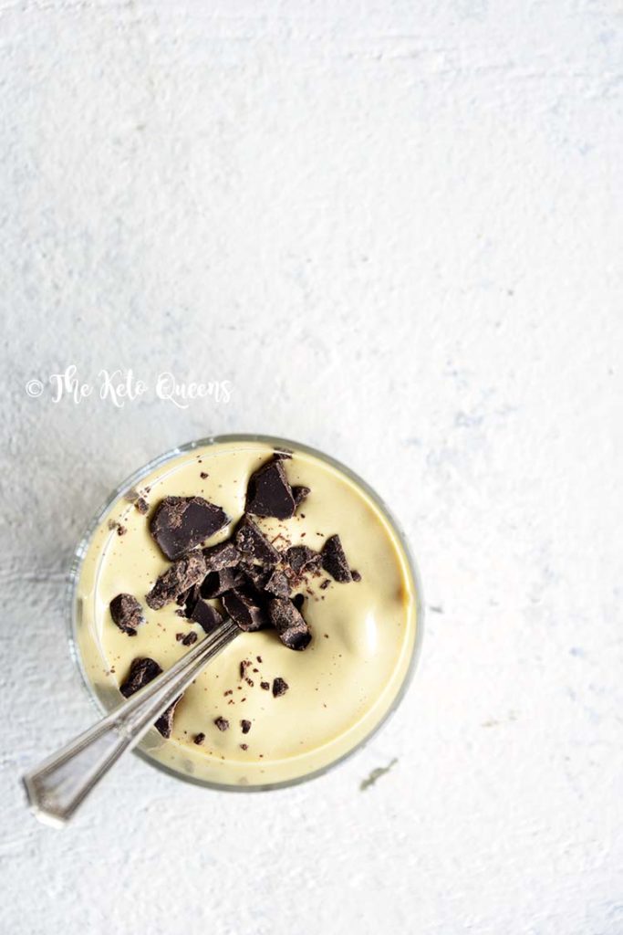 Easy Sea Salt Caramel Keto Low Carb Mousse Recipe