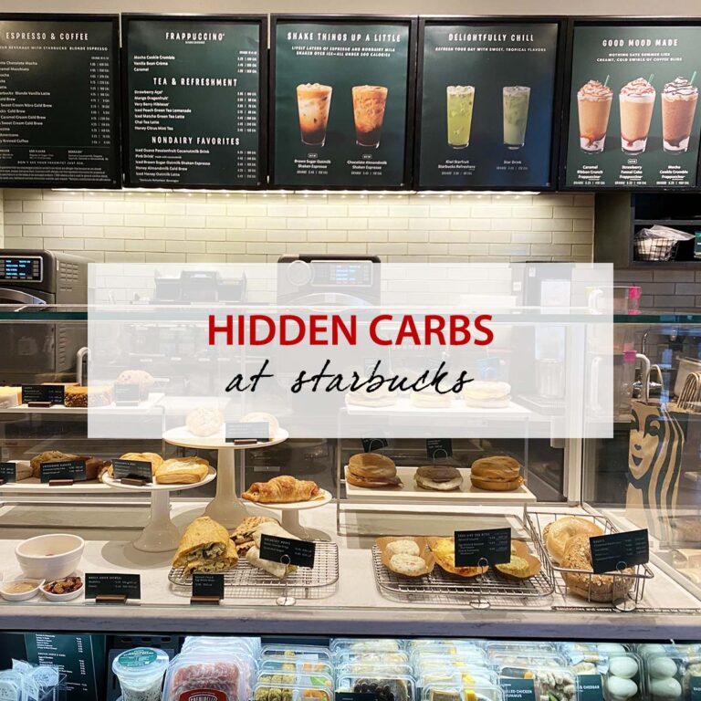 Hidden Carbs at Starbucks - What Not to Eat! - The Keto Queens