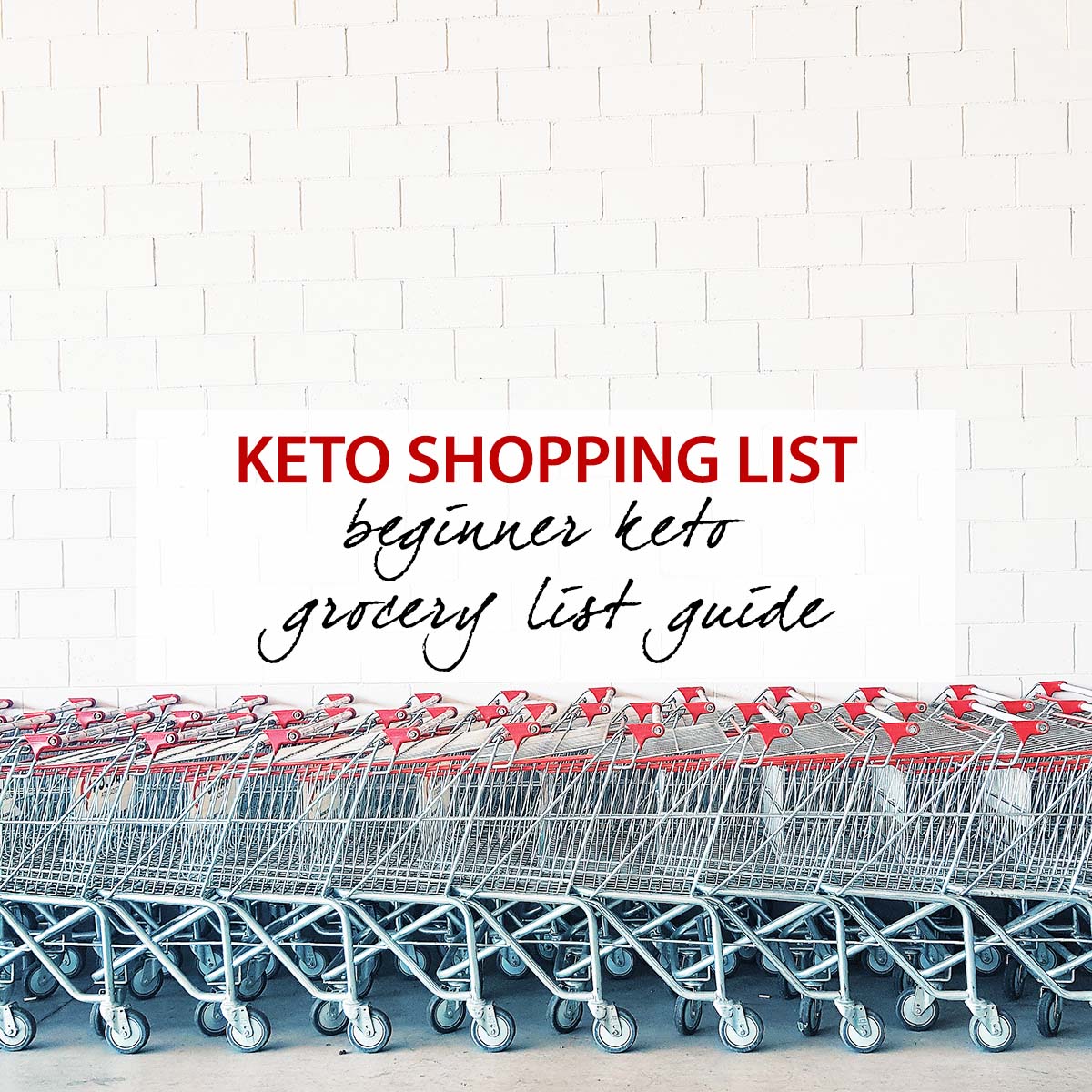 Keto Shopping List - Beginner Keto Grocery List Guide - The Keto Queens