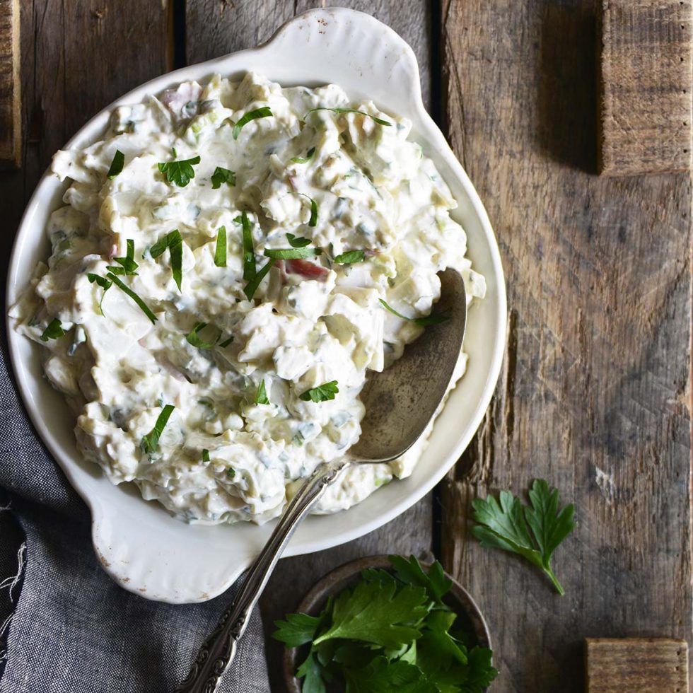 Low Carb Creamy Crab Salad - The Keto Queens