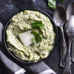 Instant Pot Keto Creamy Garlic Broccoli Mash Side Dish Recipe