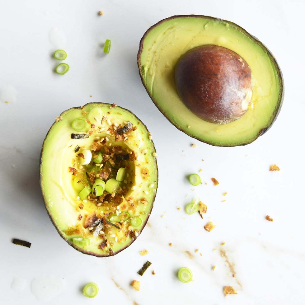 Japanese Furikake Avocado Boats - The Keto Queens